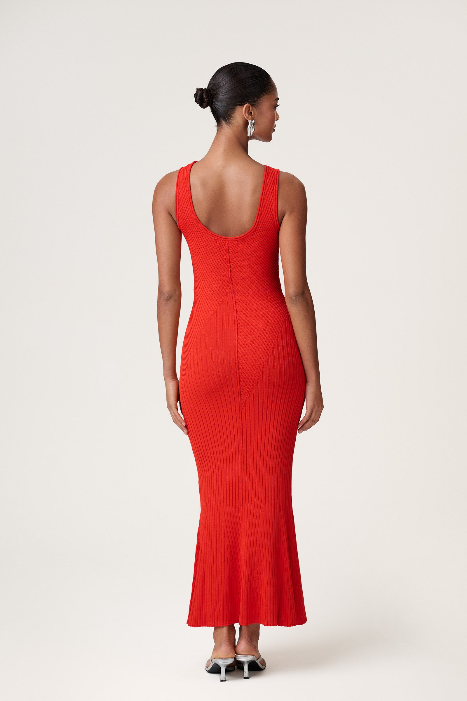 Ravenna knitted dress in red - Shop now – adoore.com